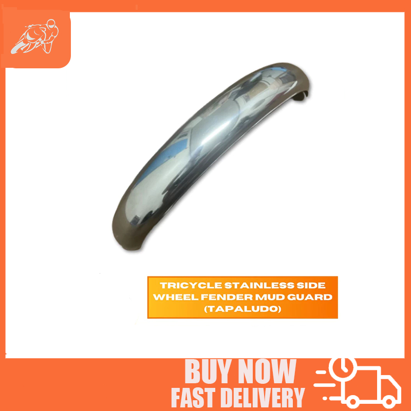 MOTORCYCLE TRICYCLE SIDE WHEEL FENDER MUD GUARD STAINLESS Tapaludo ...