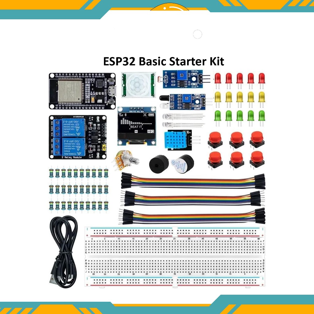 ESP32 Basic Starter Kit WIFI IOT Development Learning Kit with Storage Box | Shopee Malaysia