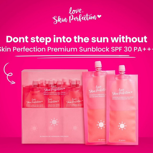 SKIN PERFECTION SUNSCREEN 40g (withfreebie) | Shopee Malaysia
