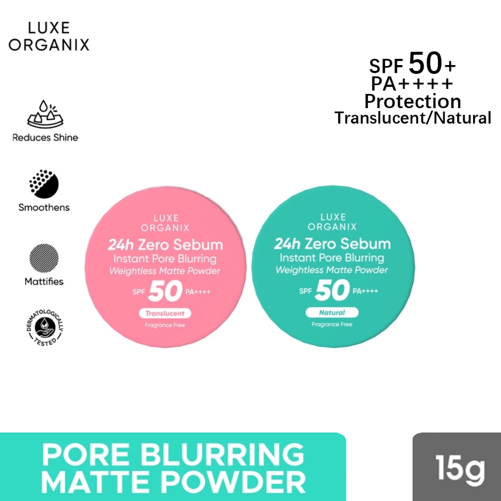 LUXE ORGANIX 24H Zero Sebum Instant Pore Blurring Weightless Matte ...