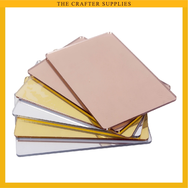 Custom Size Colored mirror & Clear Acrylic Sheet Pre Cut Size Plastic ...