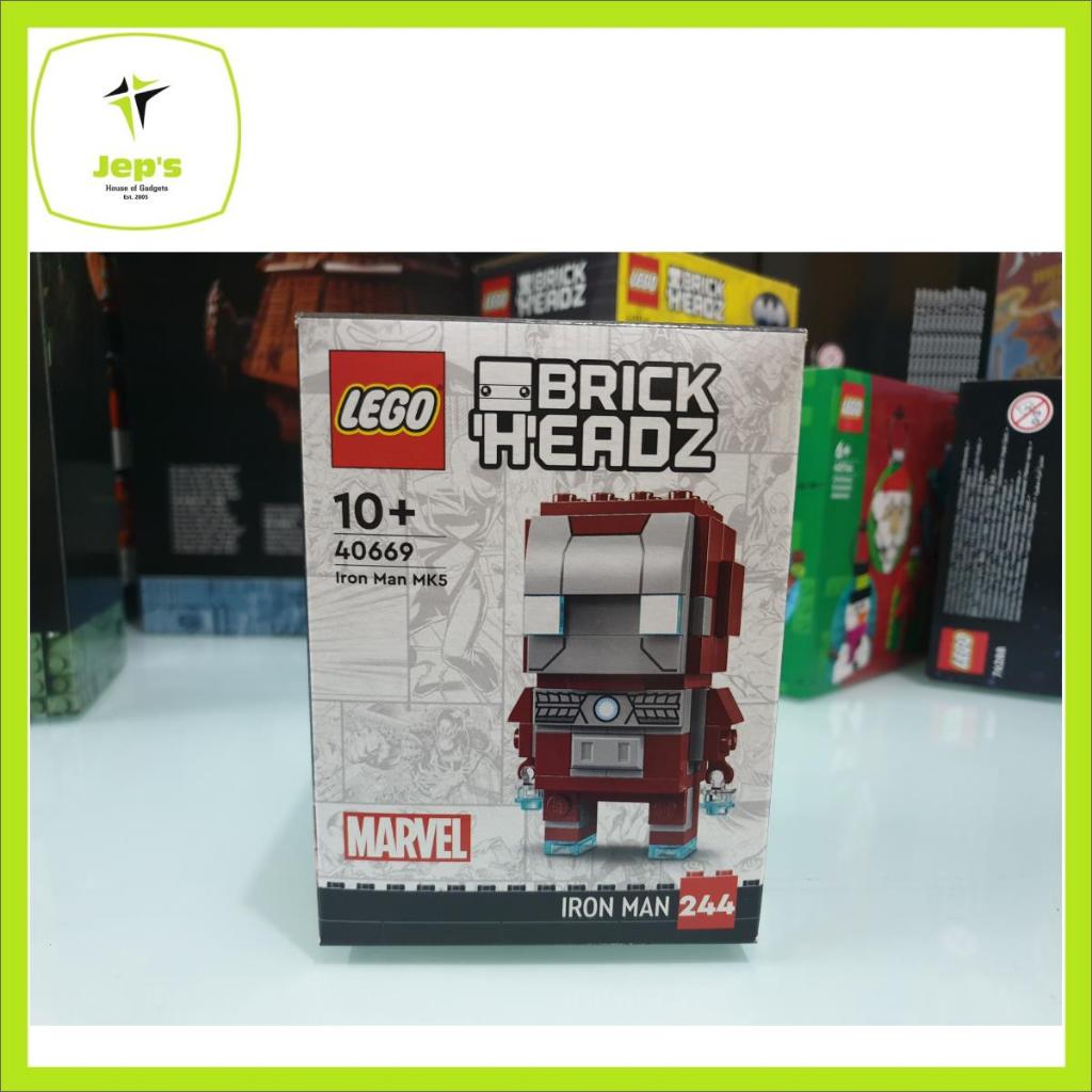 Lego Brickheadz 40669 Iron Man MK5 Figure (2024) | Shopee Malaysia