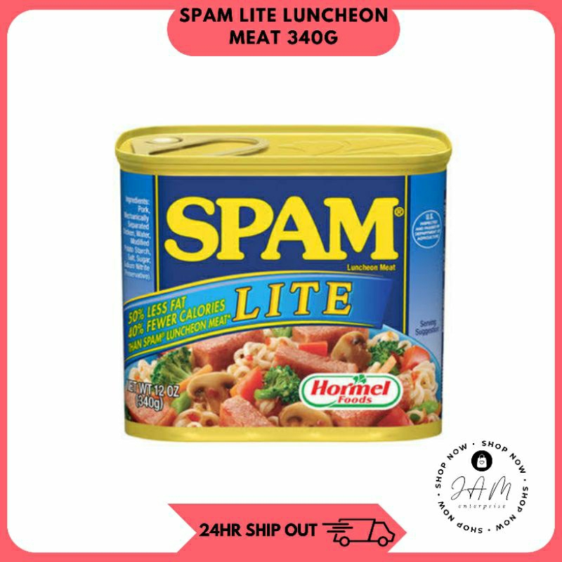 SPAM Lite Luncheon Meat 340g | Shopee Malaysia