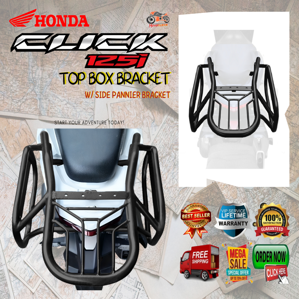 HONDA CLICK 125 ( v1 | v2 | v3 | v4 ) - TOP BOX BRACKET - PHASE 1 ...
