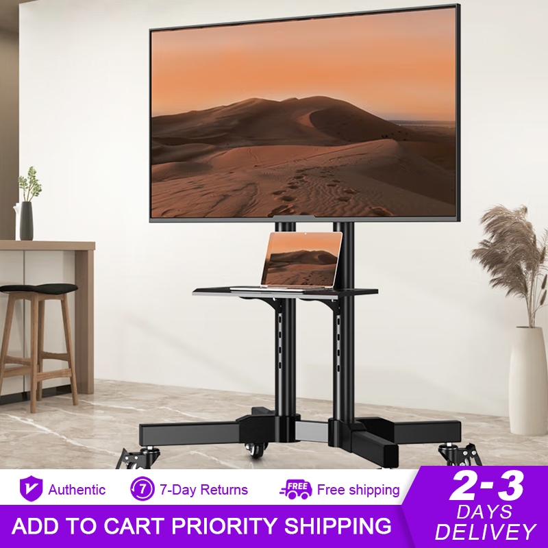 LCD TV stand floor-standing universal bracket movable display stand ...