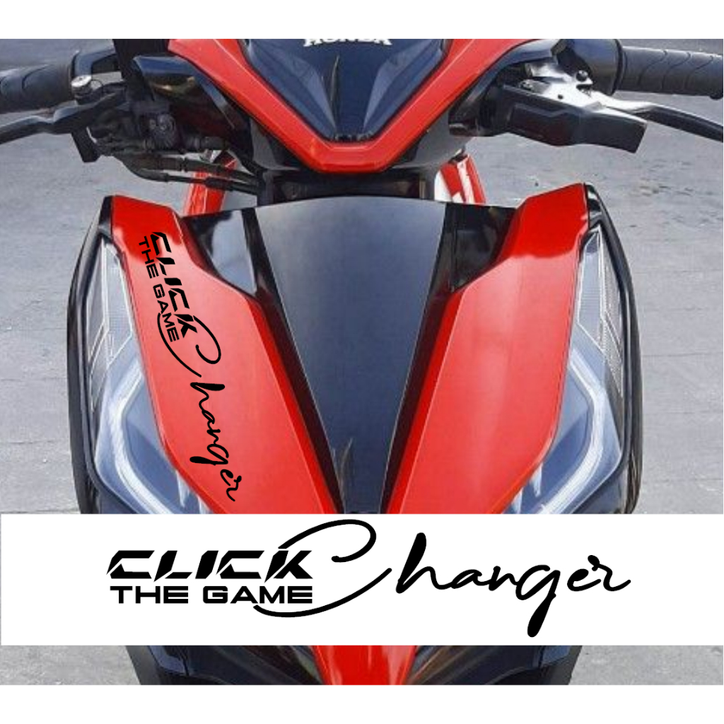 Honda Click Game Changer Sticker decals | Shopee Malaysia