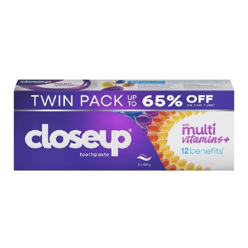 Close Up Multivitamins Toothpaste Twin Pack | Shopee Malaysia