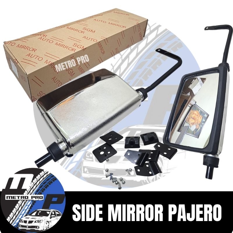 Side Mirror Mitsubishi Pajero 1st Gen. Chrome (SET of 2 pcs.) SGM ...