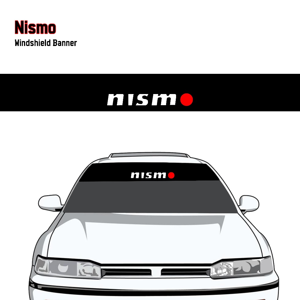 Nismo Windshield Banner - Sunstrip Banner | Shopee Malaysia