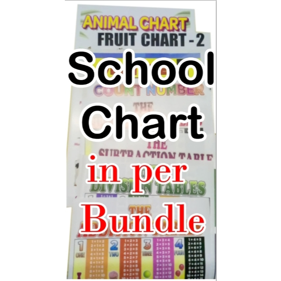 Chart (Homeschool Educational Chart) in per bundle | Shopee Malaysia