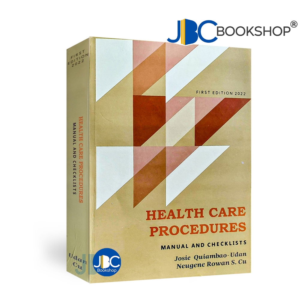 Health Care Procedures: Manual and Checklists 2022 by Quiambao-Udan ...