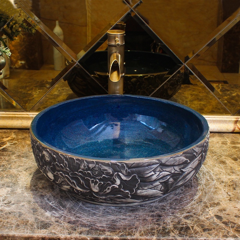 Single Basin Ceramic Art Wash Basin For Table | Shopee Malaysia
