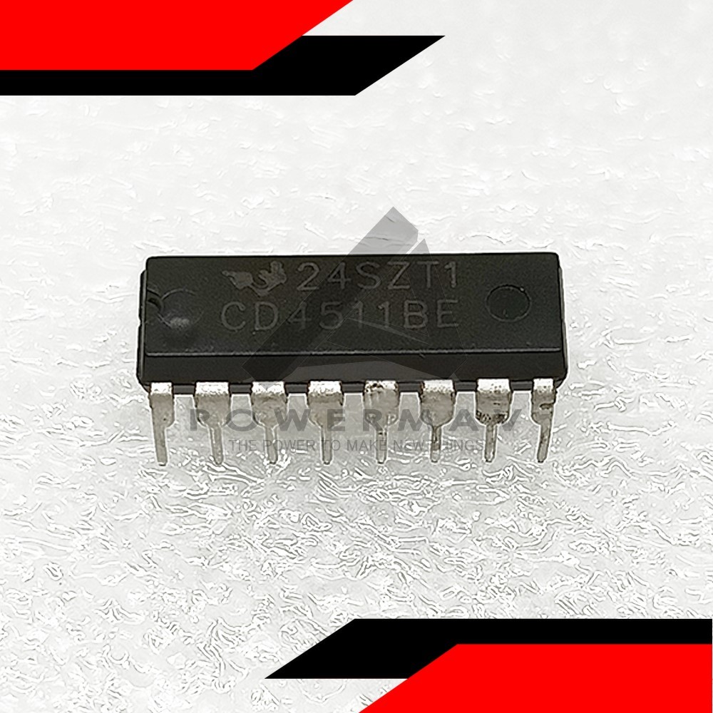 Cd4511 DIP IC cd4511be 4511be 4511 BCD to 7-segment decoder number ...