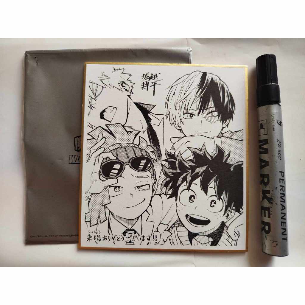My Hero Academia Anime Shikishi (Official) | Shopee Malaysia
