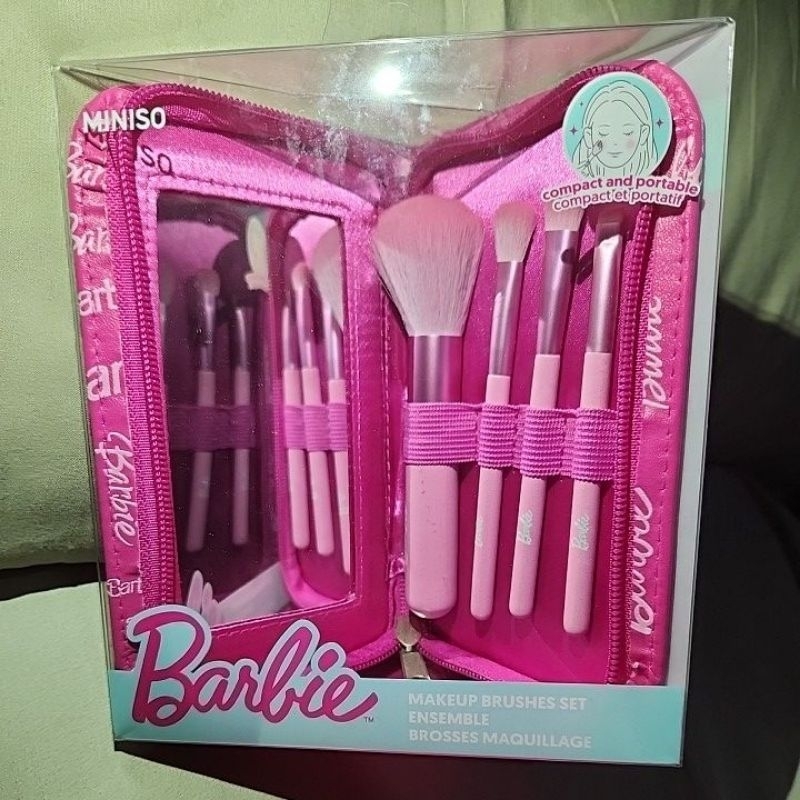 Barbie Shining Collection Makeup Brushes Set (With Storage Set ...