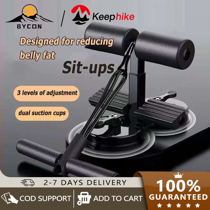 Home Gym Double Suction Sit Ups Exercise Push Ups Sit Up Assistant ...