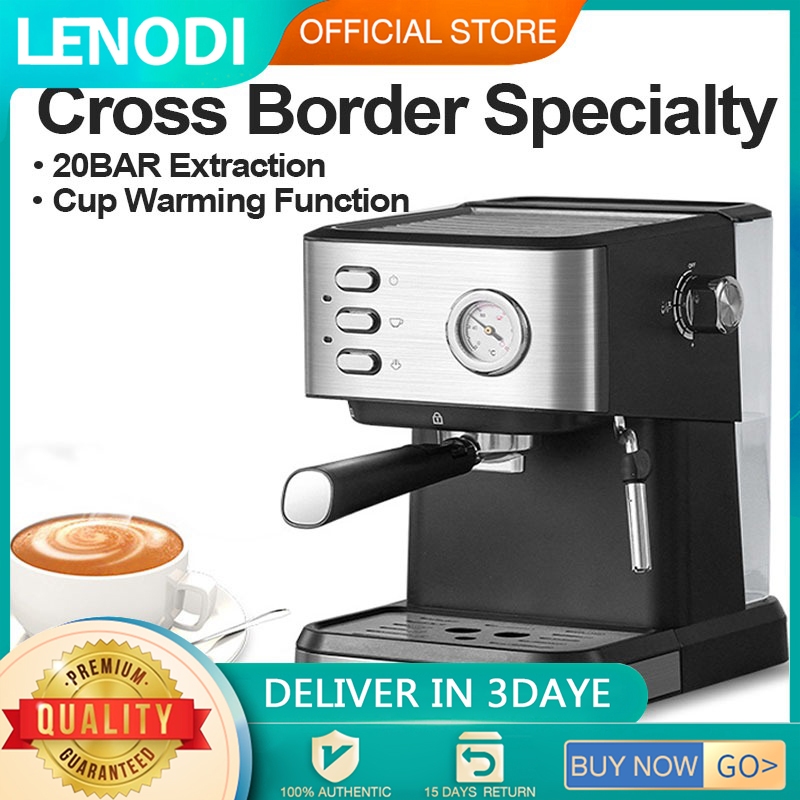 Coffee machine small semi-automatic high-pressure steam type milk ...