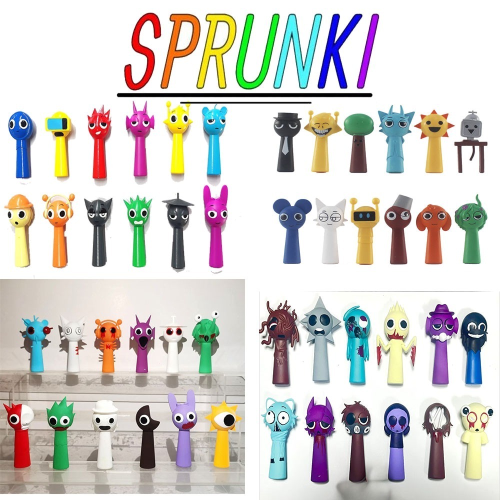 Sprunki & Dandy's World Action Figure Model Dolls Game Model Ornaments ...