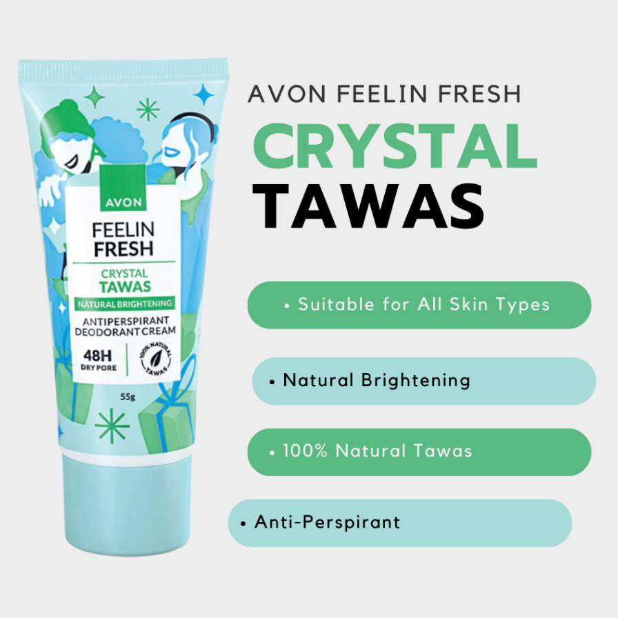 Crystal Tawas + Ulta Glutathione Deodorant 55gr | Shopee Malaysia