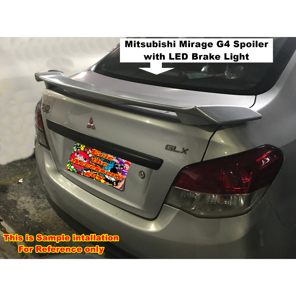 Mitsubishi Mirage G4 Spoiler with LED Brake Light | Shopee Malaysia