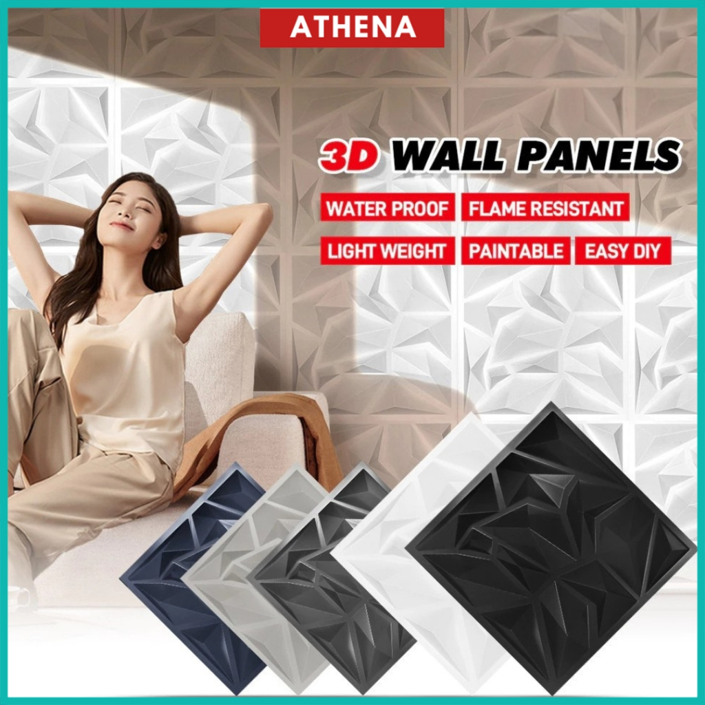 BIG 3D PVC Decorative Wall Panel Mural Waterproof Fireproof PVC Wall ...