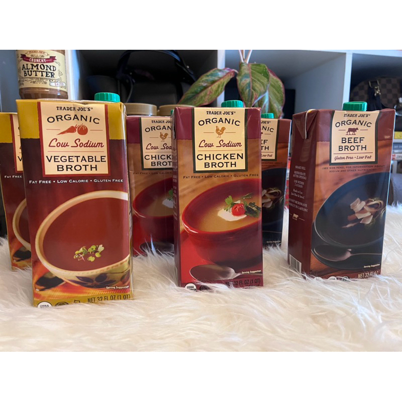 TRADER JOE’s Organic Broth 947ML only (Beef or Chicken or Vegetable ...