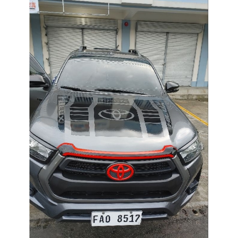 HOOD CUSTOMIZED STICKERS FOR TOYOTA HILUX | Shopee Malaysia