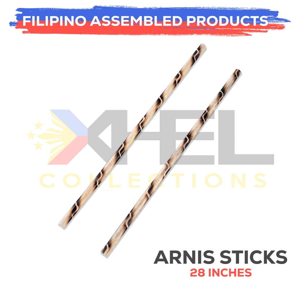 XHEL Arnis Sticks Sanded Rattan Sticks 28 inches (LIGHTWEIGHT) - Ideal ...