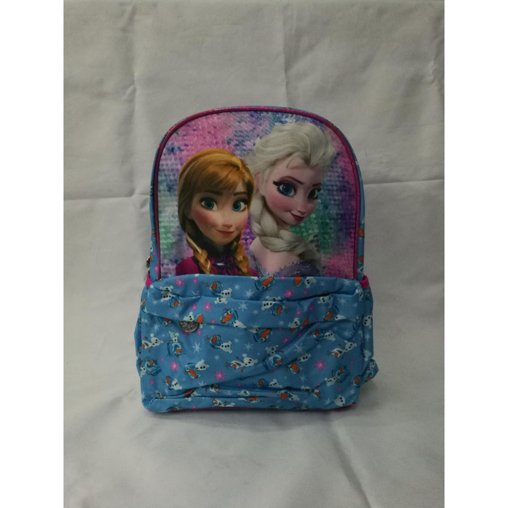 MALL PULL OUT Disney Frozen Elsa and Anna Backpack | Shopee Malaysia