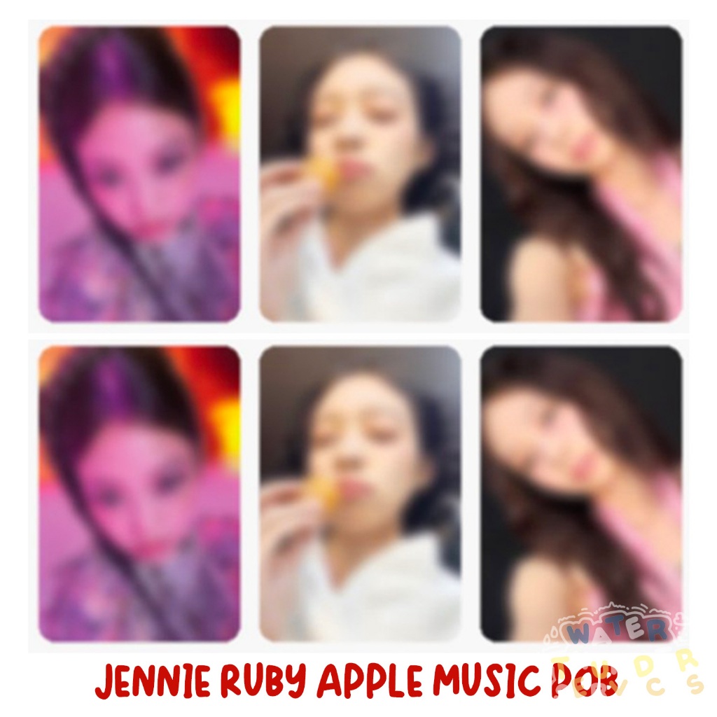 JENNIE 1st STUDIO ALBUM [RUBY] Apple Music POB Photocard Benefit [OFFICIAL] | Shopee Malaysia