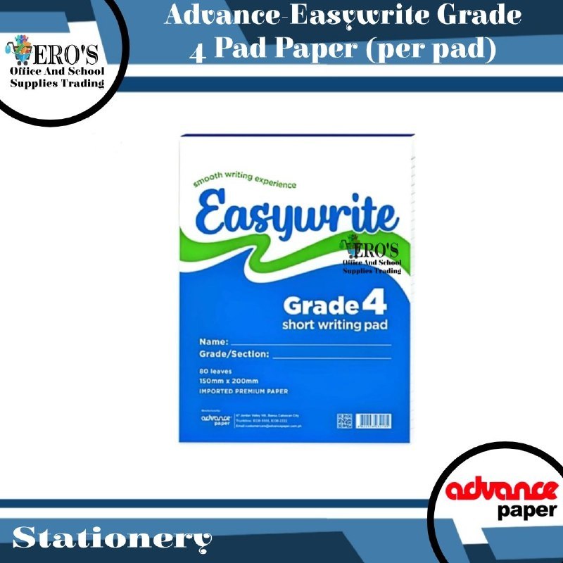 Easywrite Grade 4 Pad Paper (1 pad) | Shopee Malaysia