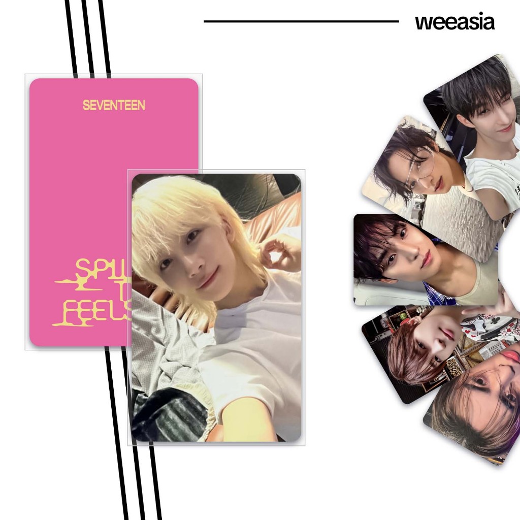 SEVENTEEN SPILL THE FEELS FEEL NEW KIT ALBUM LOMO CARDS PHOTOCARDS with FREEBIES | WEEASIA ver.1 ...