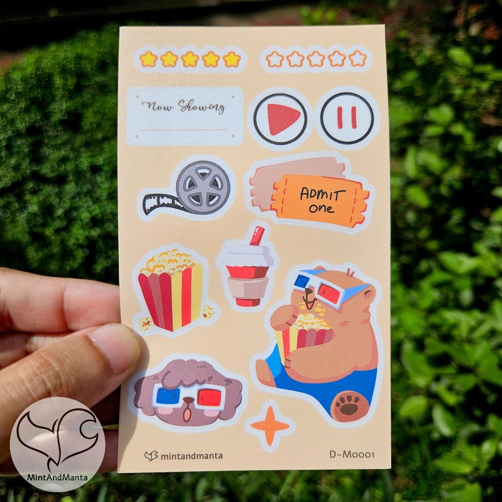Movie stickersheet | Planner & Journaling | Bujo Sticker | Sticker ...