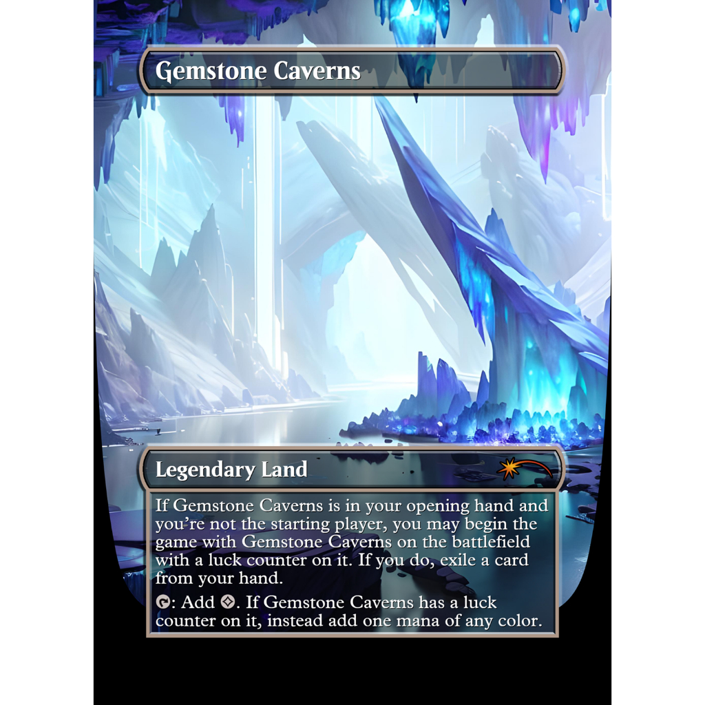 Custom Art Card - Gemstone Caverns (Borderless) | Shopee Malaysia