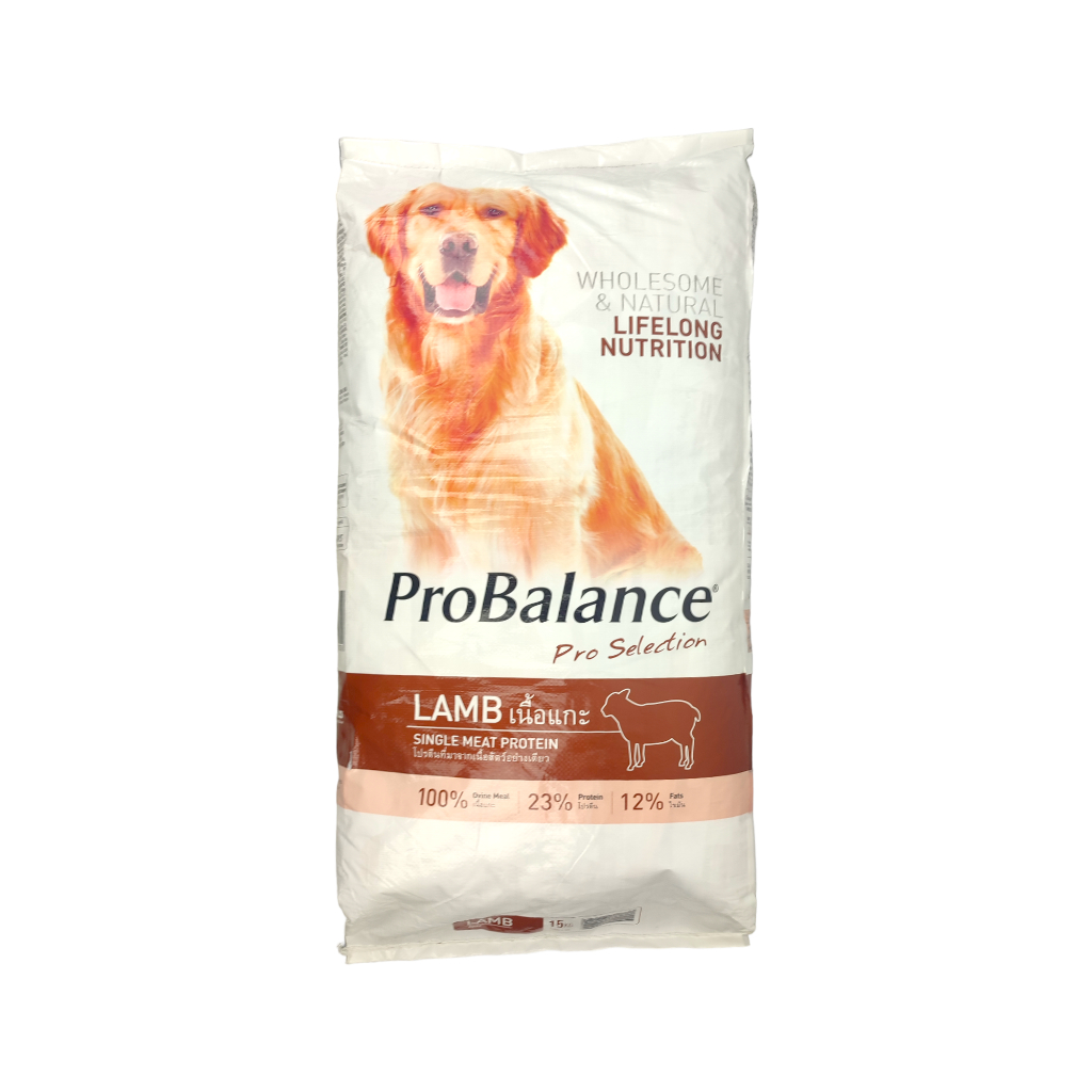Pro Balance Dog Food for Adult 15kg - Lamb Flavor - 500g x 30packs ...