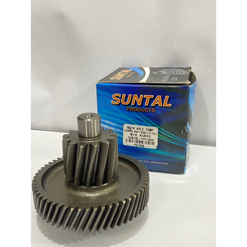 SUNTAL MAIN AXLE COMPLETE (COUNTER SHAFT/GEAR) (13T/56T) B65–E7410–00 ...