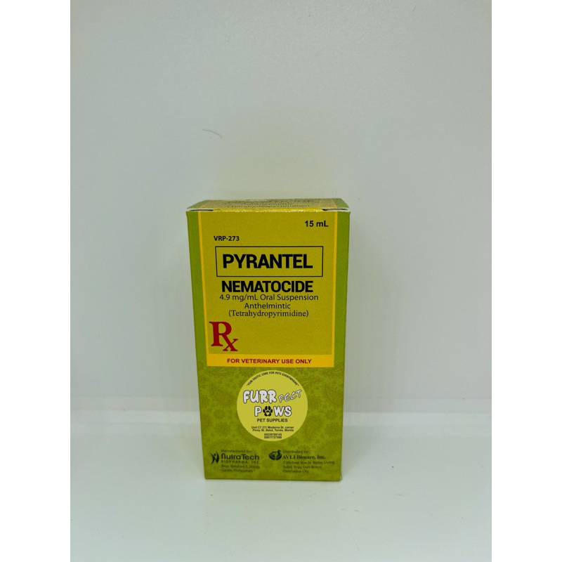 Pyrantel Embonate Nematocide Anthelmintic 60ml Dog and Cat Dewormer ...