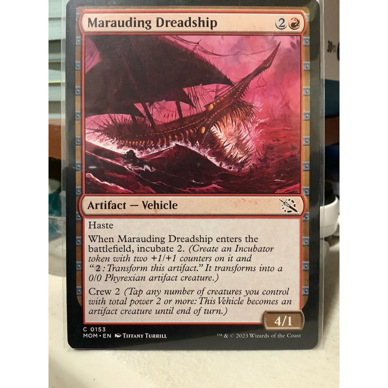 MAGIC; The Gathering - Marauding Dreadhip (March of the Machine ...