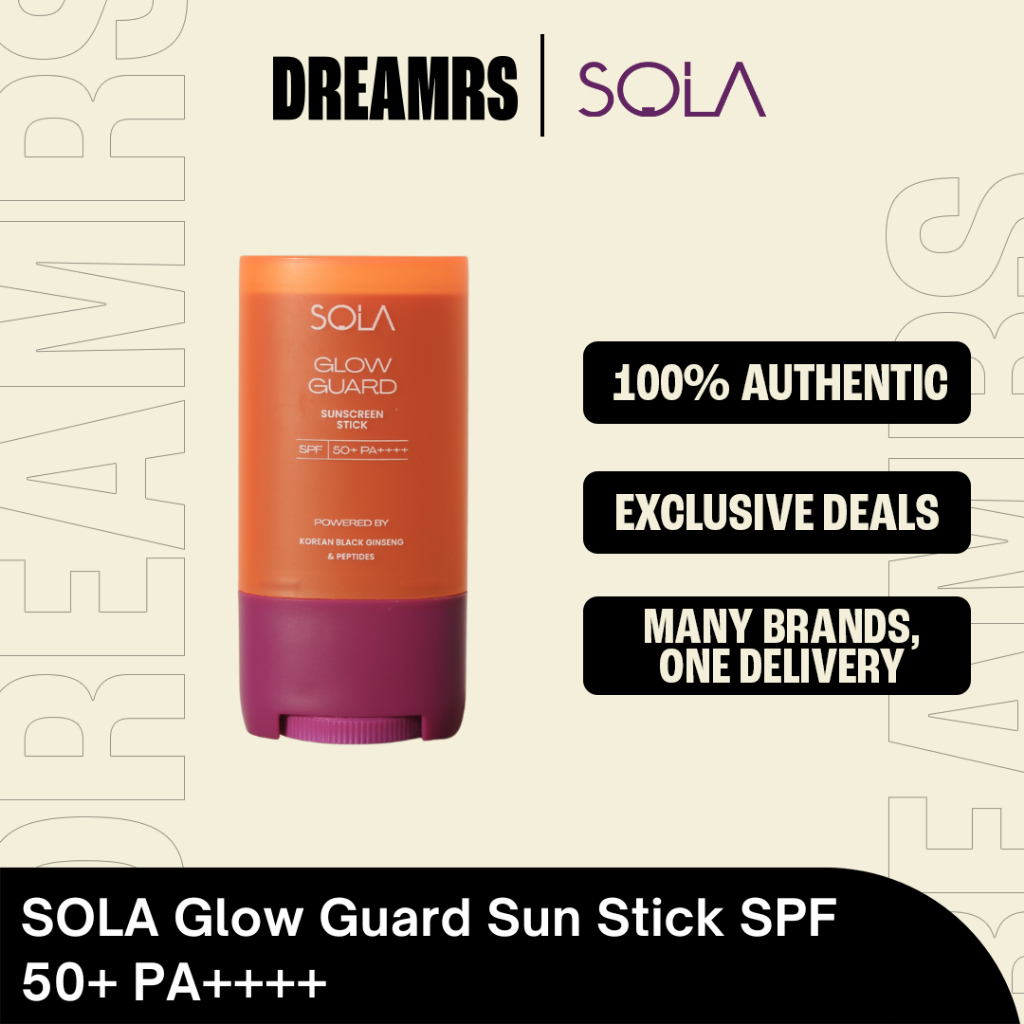 SOLA Glow Guard Sun Stick SPF 50+ PA++++ (DREAMRS) | Shopee Malaysia