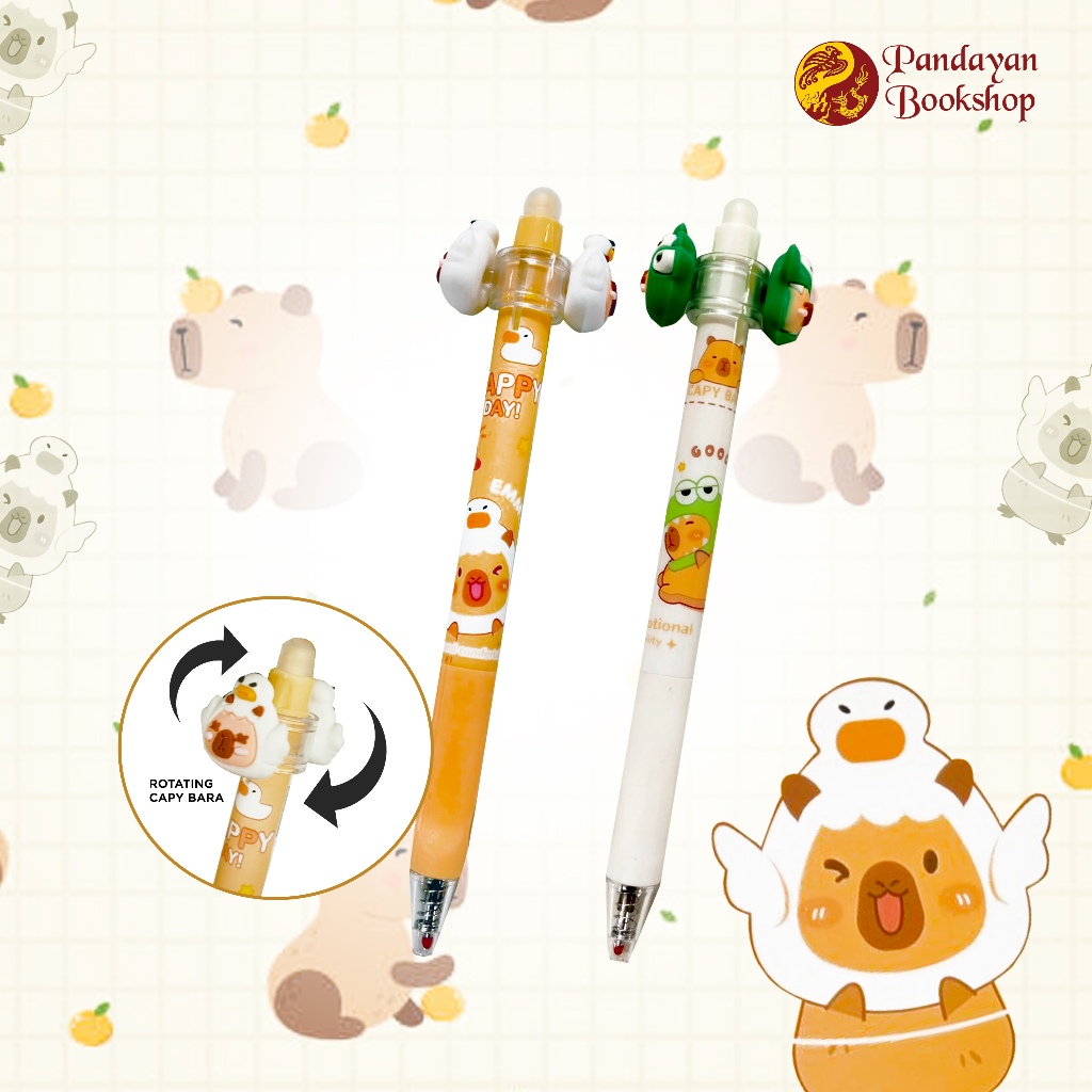 Aodemei Capybara Erasable Gel Pen Retractable GP-36035 0.5mm | Shopee ...