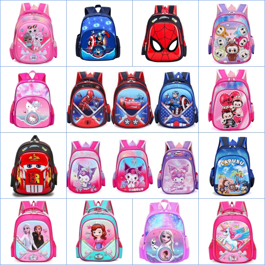 Character Backpack for Kids spiderman backpackCute sanrio School Bag ...