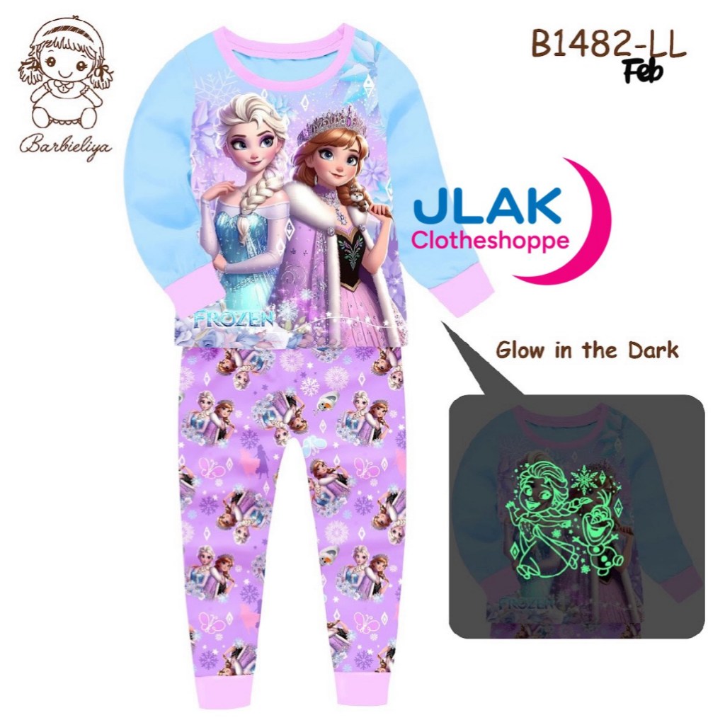 Glow In The Dark Pajamas Girl