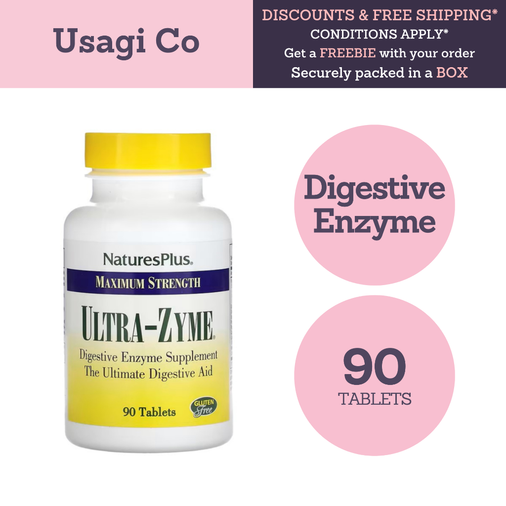 NaturesPlus, Maximum Strength, Ultra-Zyme, 90 Tablets | Shopee Malaysia