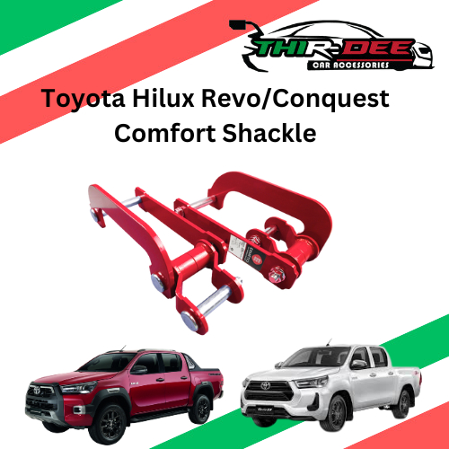 Toyota Hilux Revo Conquest GRS 2016 - 2024 Comfort Shackles Lift Kit ...
