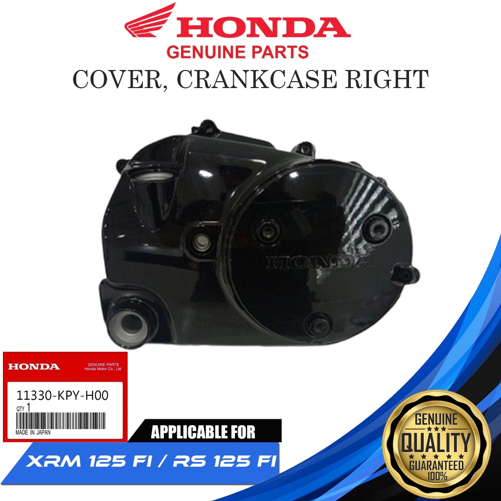 HONDA COVER, CRANKCASE RIGHT FOR XRM 125 FI / RS 125 FI ( 11330-KPY-H00 ...