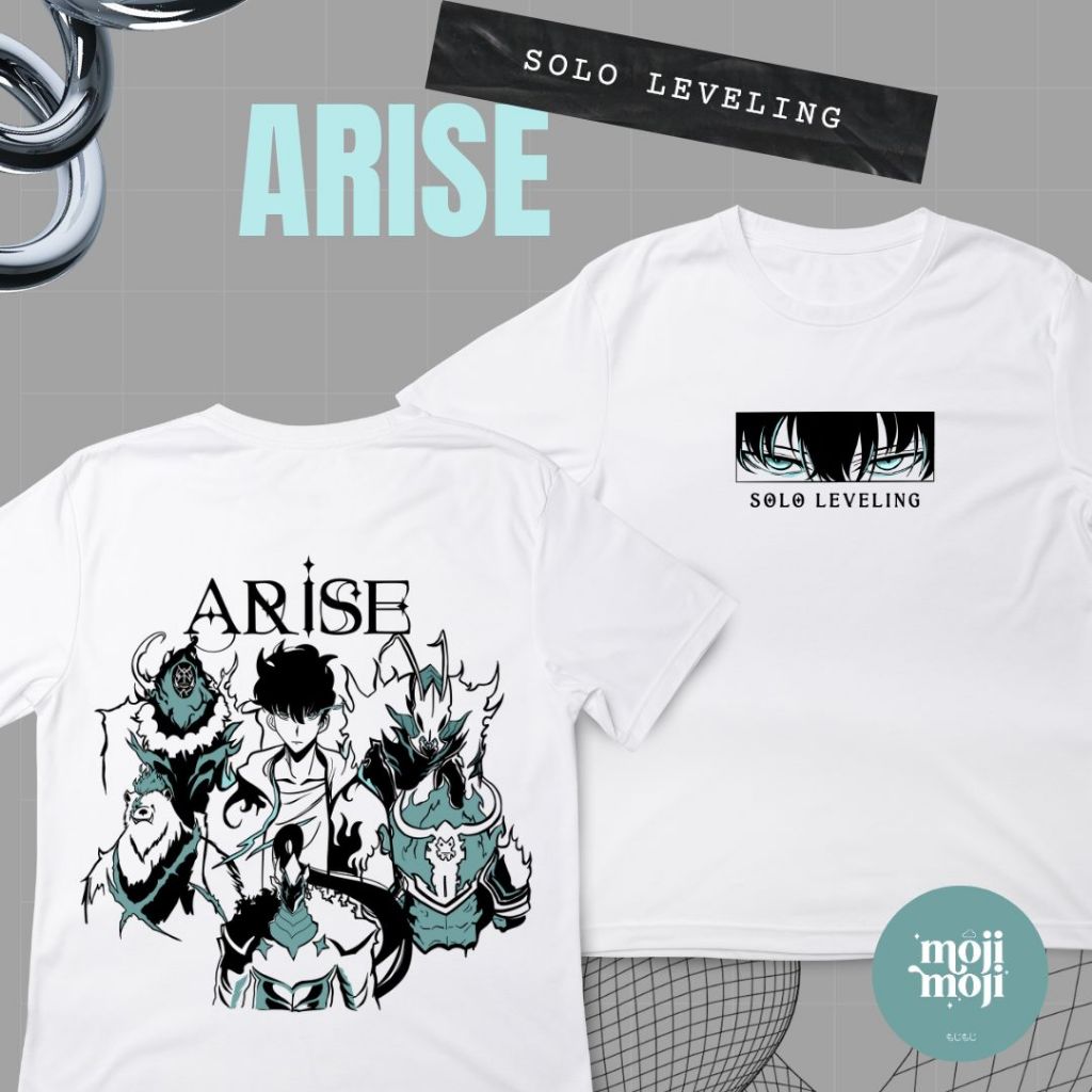 SOLO LEVELING Shirt Arise Tshirt Sung Jin Woo Solo Leveling Merch ...