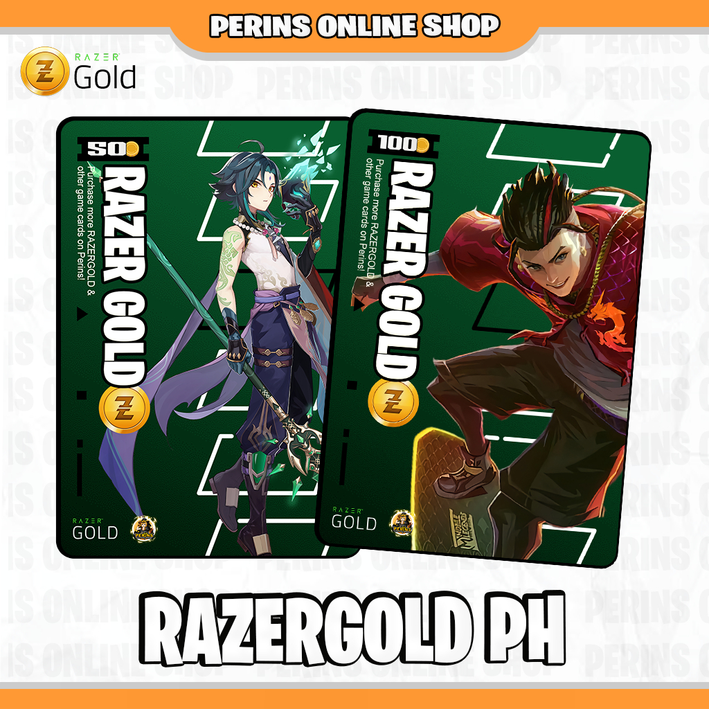 Razer Gold V2 Cards with Free Stickers! (Cash on Delivery) | Shopee ...