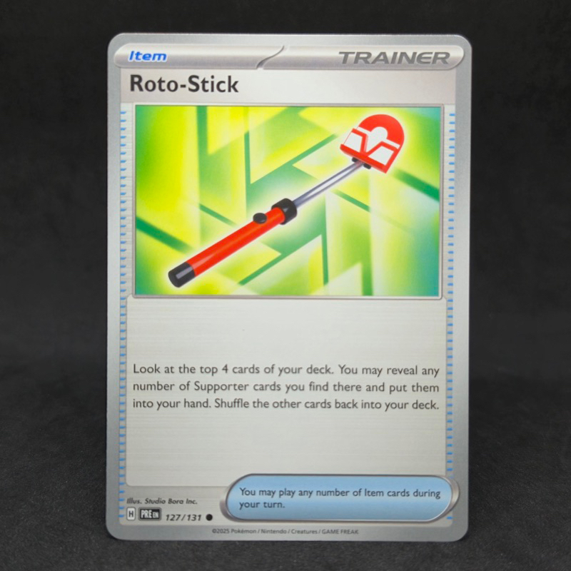 Pokemon TCG Roto-Stick 127/131 2025 Scarlet & Violet Prismatic ...