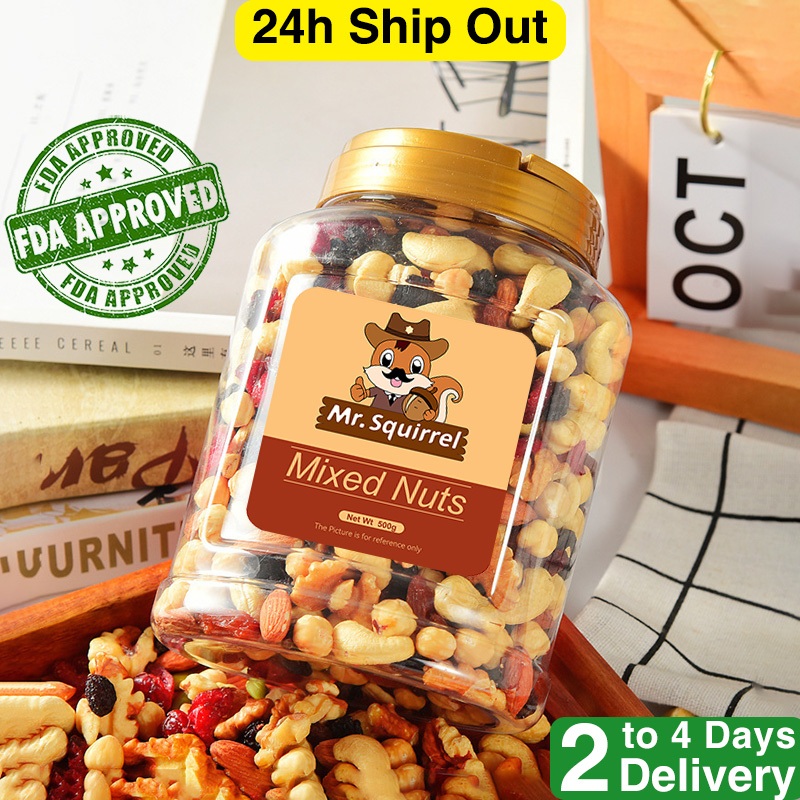 1KG Mixed Nuts and Fruits Snack Trail Mix Nuts and Dried Fruits Mixed ...