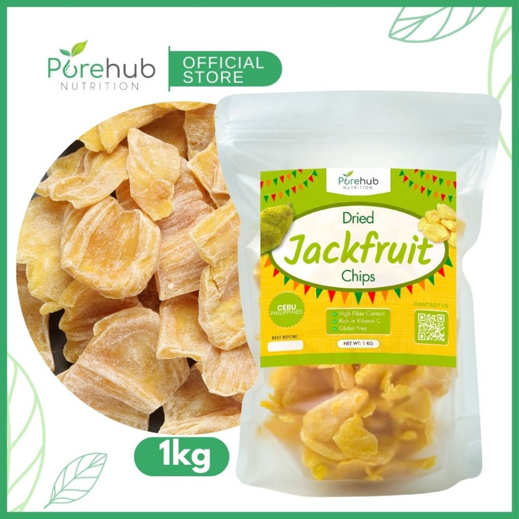 Purehub Cebu Dried Jackfruit in Pouch (Export Quality)(1kg) | Shopee Malaysia